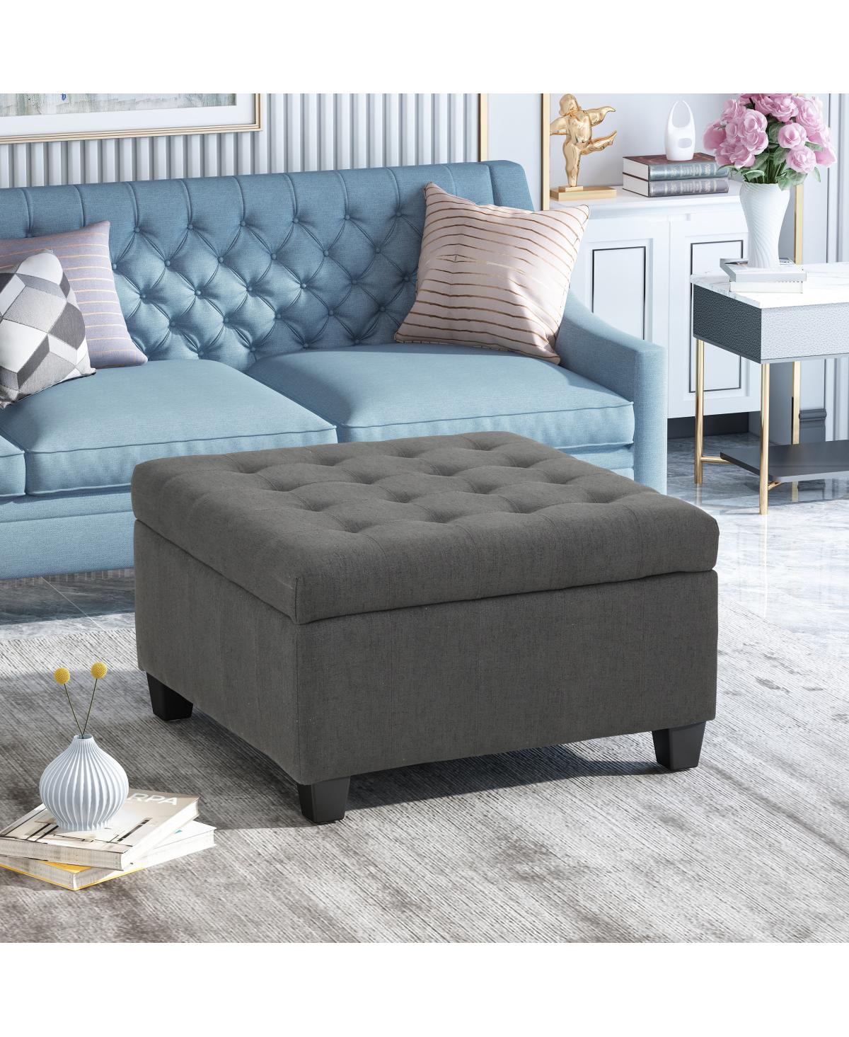 Click here for Streamdale Furniture Upholstered Tufted Fabric Sto... prices