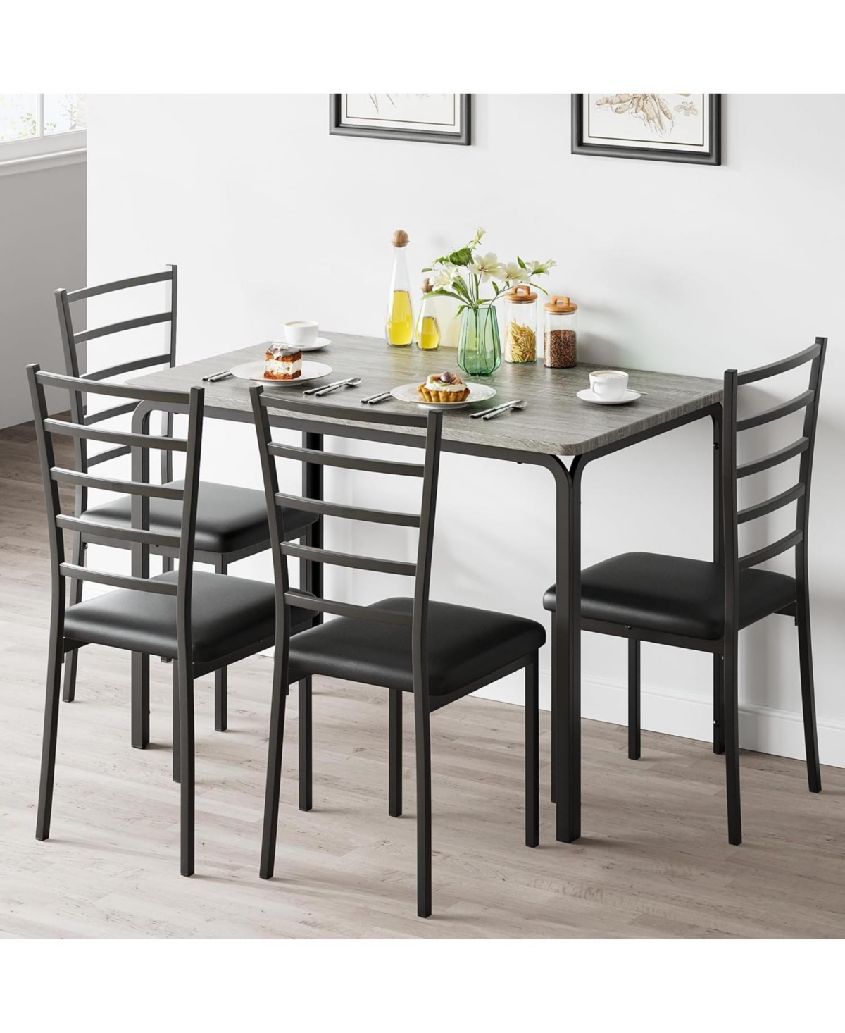 Click here for gaomon Dining Table for 2 Small Table and Chairs S... prices