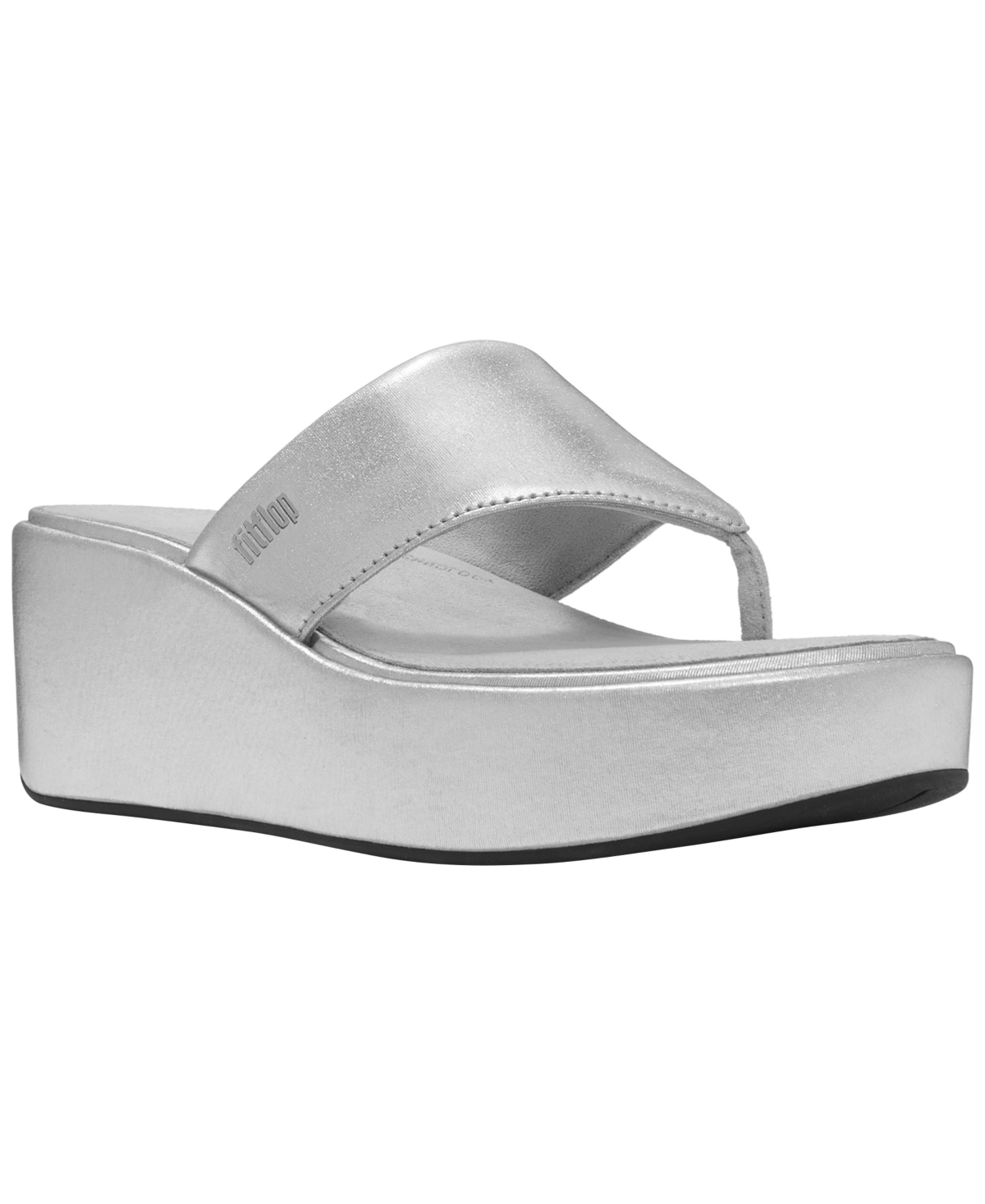 Click here for FitFlop Womens Flatforms Wedge Toe-Post Sandals -... prices