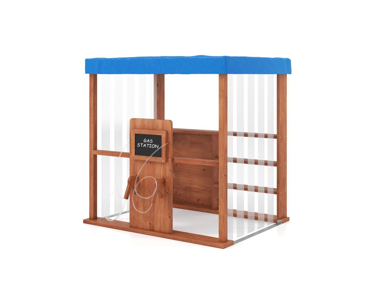 Click here for Slickblue Kids Gas Station Playhouse with Refuelin... prices