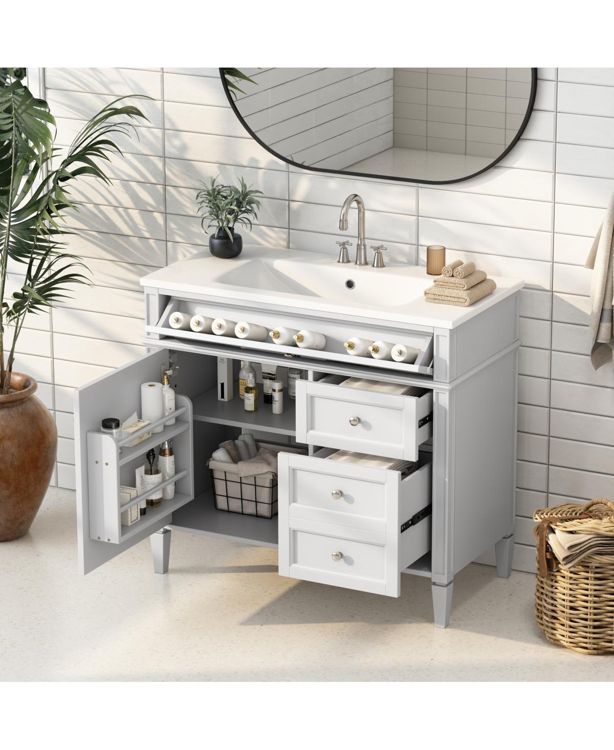 Click here for Sillysis 36" Modern Bathroom Vanity with Resi... prices