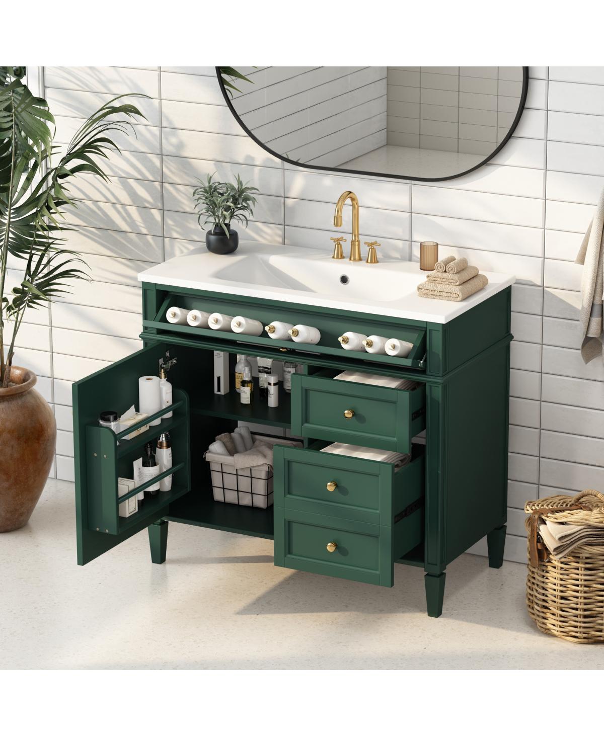 Click here for Sillysis 36" Modern Bathroom Vanity with Resi... prices