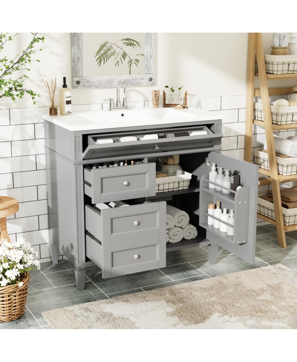 Click here for Sillysis 36" Bathroom Vanity with Resin Sink... prices