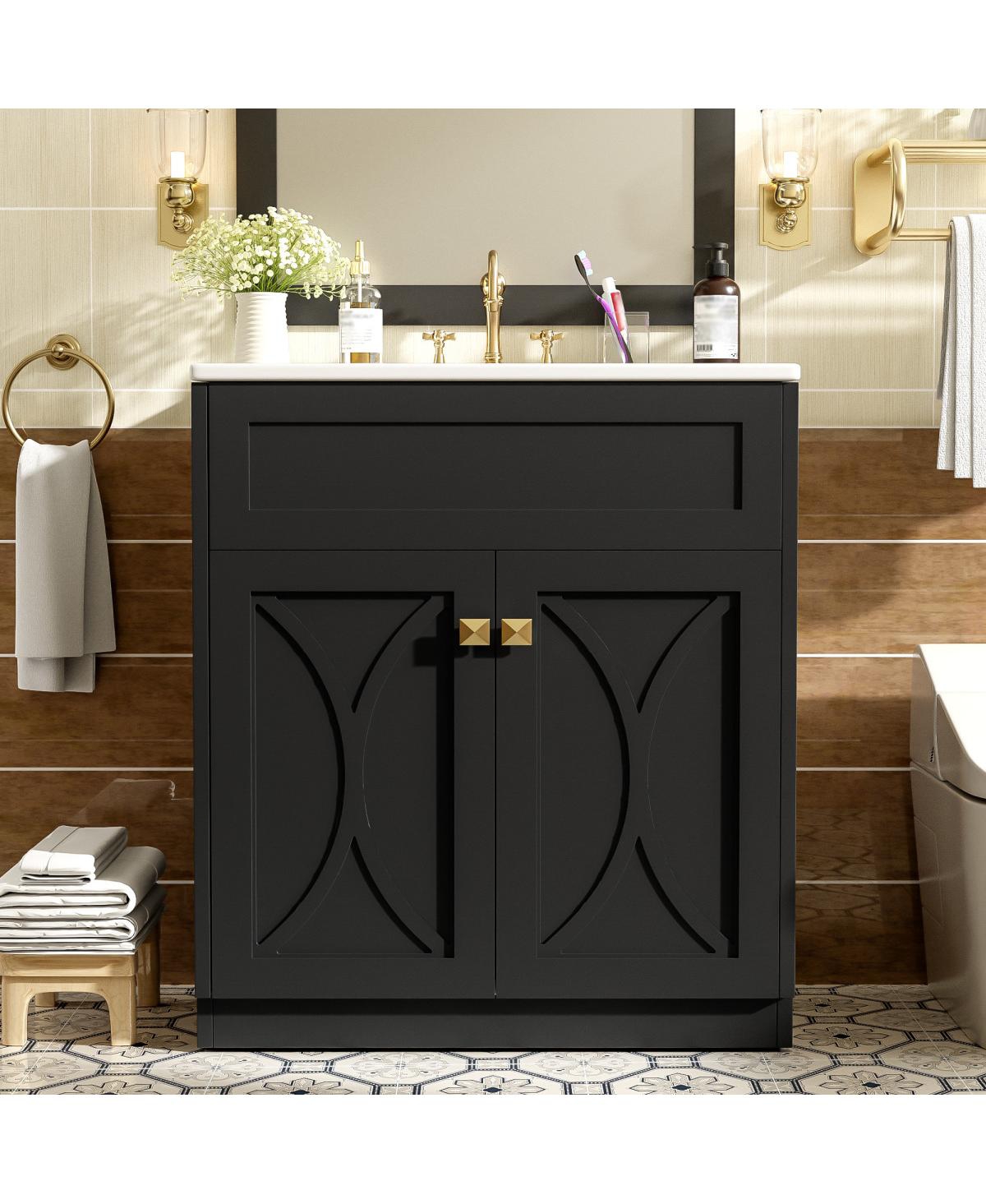 Click here for Sillysis 30" Modern Bathroom Vanity with Cera... prices