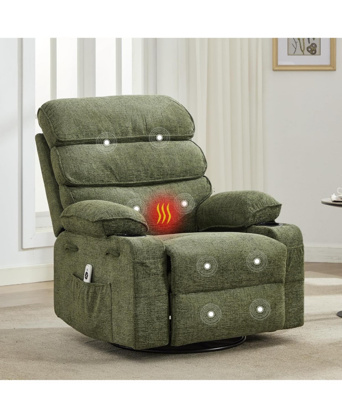 Click here for gaomon 360°Swivel Rocker Recliner Chair for A... prices