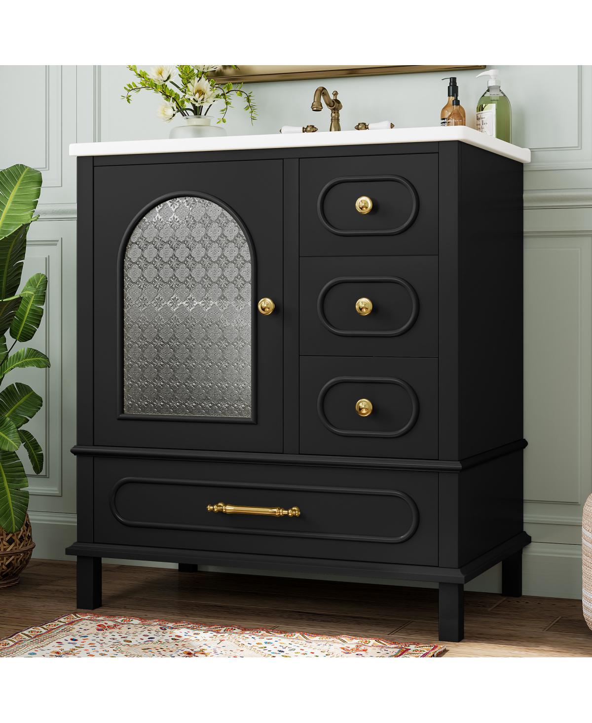 Click here for Sillysis 30" Freestanding Bathroom Vanity wit... prices