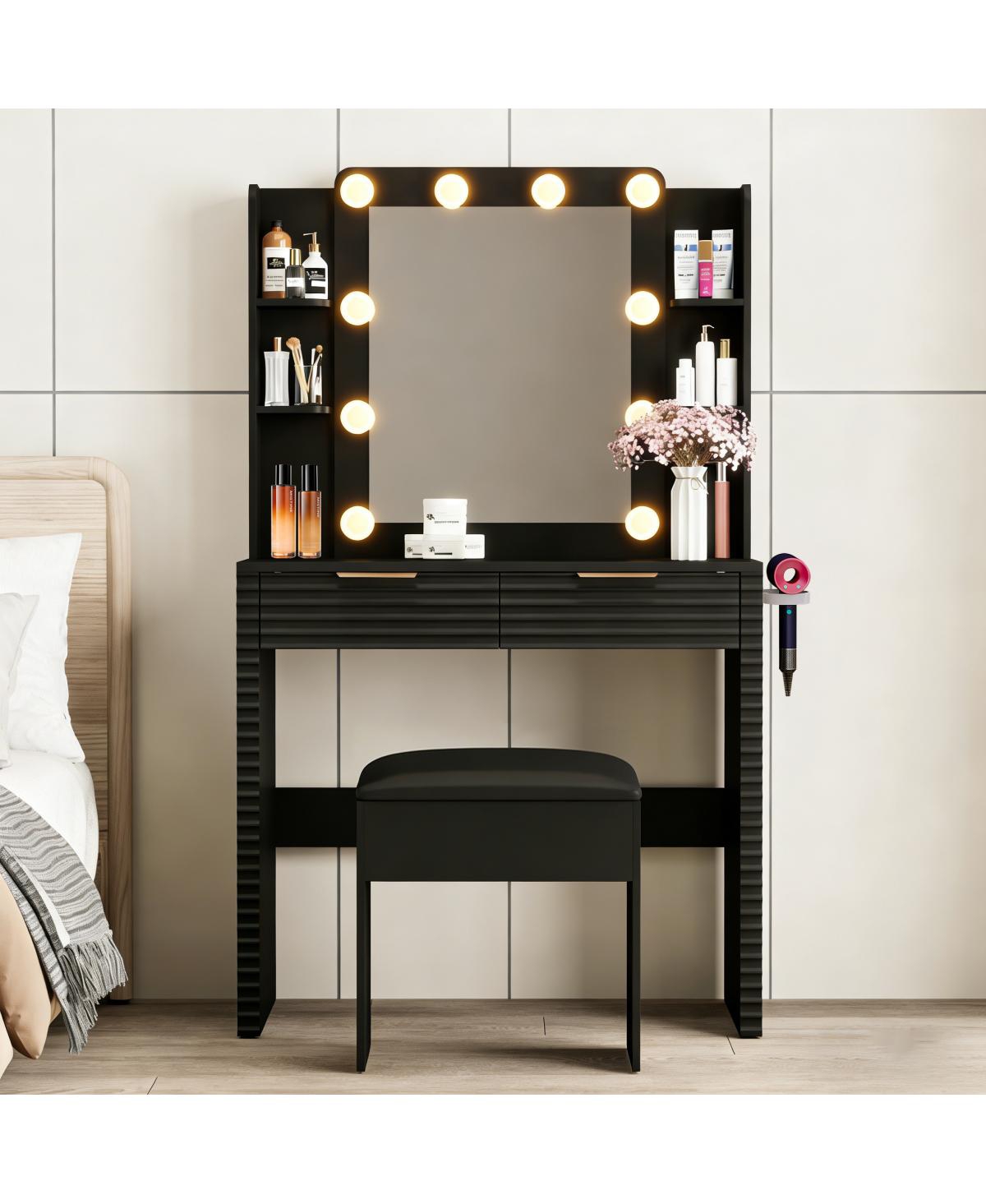 Click here for Streamdale Furniture Makeup Vanity Desk with Holly... prices