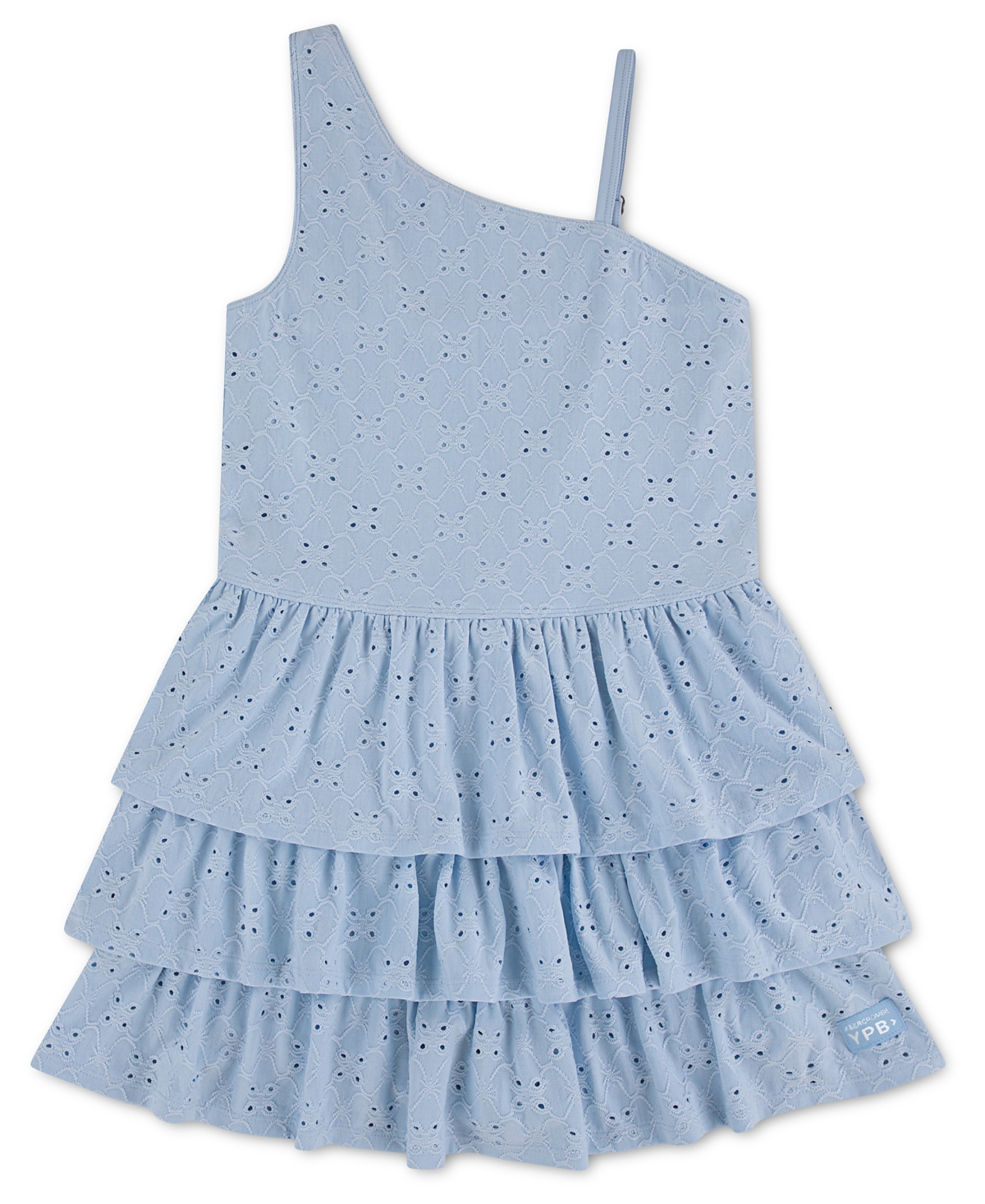 Click here for abercrombie kids Girls Eyelet One-Shoulder Mini Dr... prices