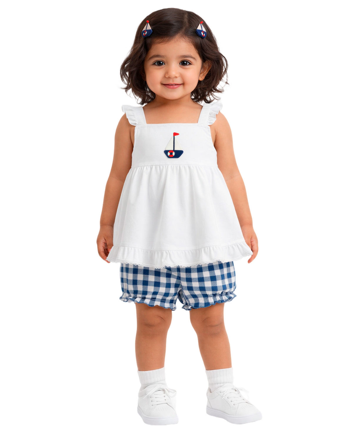 Click here for Sperry Baby Girls Ruffle-Straps Tank Top & Shorts... prices