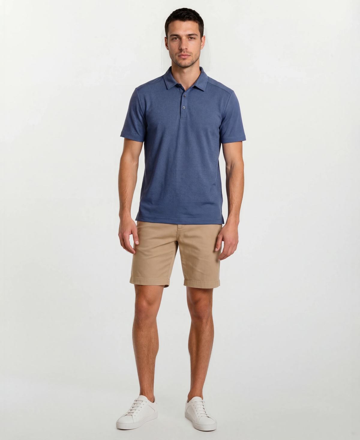 Click here for Vintage 1946 Mens Regular-Fit Polo Shirt - Denim prices