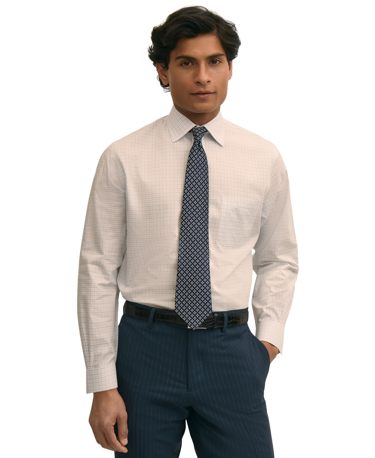 Click here for B by Brooks Brothers Mens Spread-Collar Dress Shir... prices