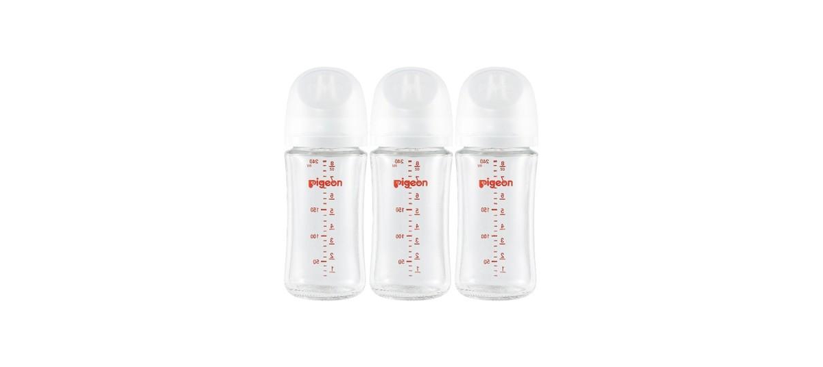 Click here for Pigeon Baby Glass Nursing Bottle Wide Neck  Anti-C... prices