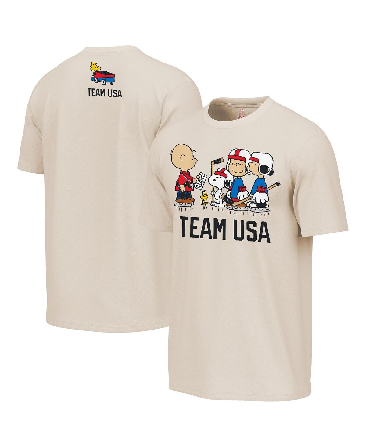 Click here for Outer stuff Mens Cream Team x Peanuts Team Hustle... prices