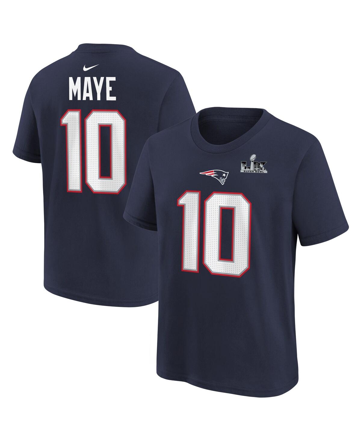 Click here for Nike Big Boys and Girls Drake Maye Navy New Englan... prices