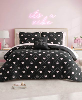 Click here for Juicy Couture Hearts Diamond Bed In A Bag Comforte... prices