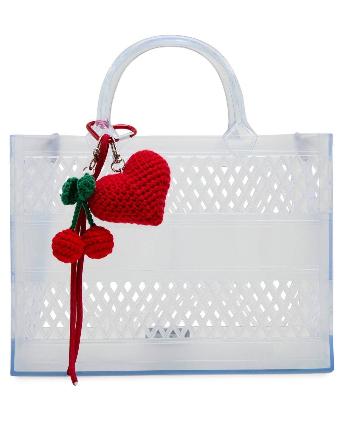 Click here for Madden Girl Kit Mini Jelly Tote - Clear prices