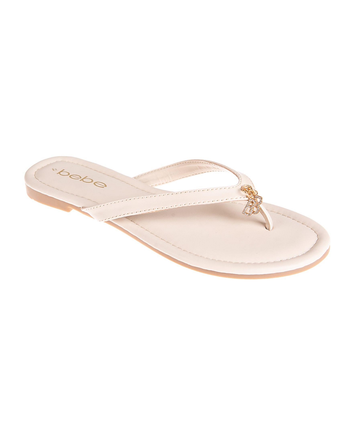 Click here for bebe Womens Fashion Sandal with Double B Dangle Ch... prices