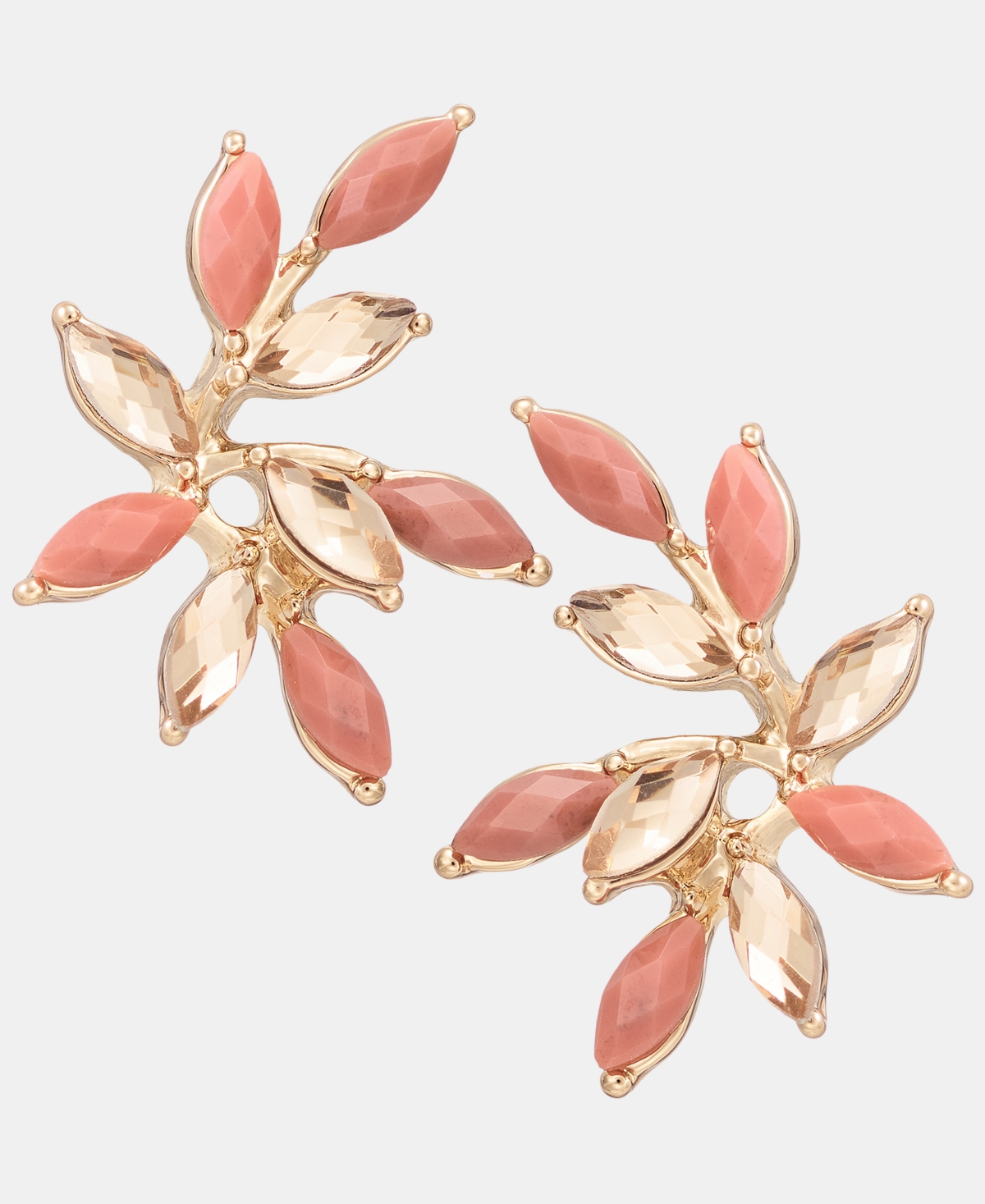 Click here for lonna & lilly Gold-Tone Faux Colored Leaf Stud Ear... prices