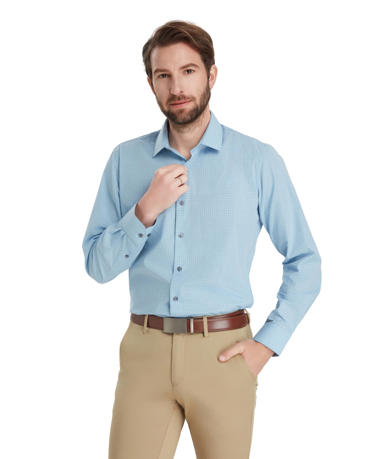 Click here for Alfani Mens Slim-Fit Grid Dress Shirt  Macys Exclu... prices