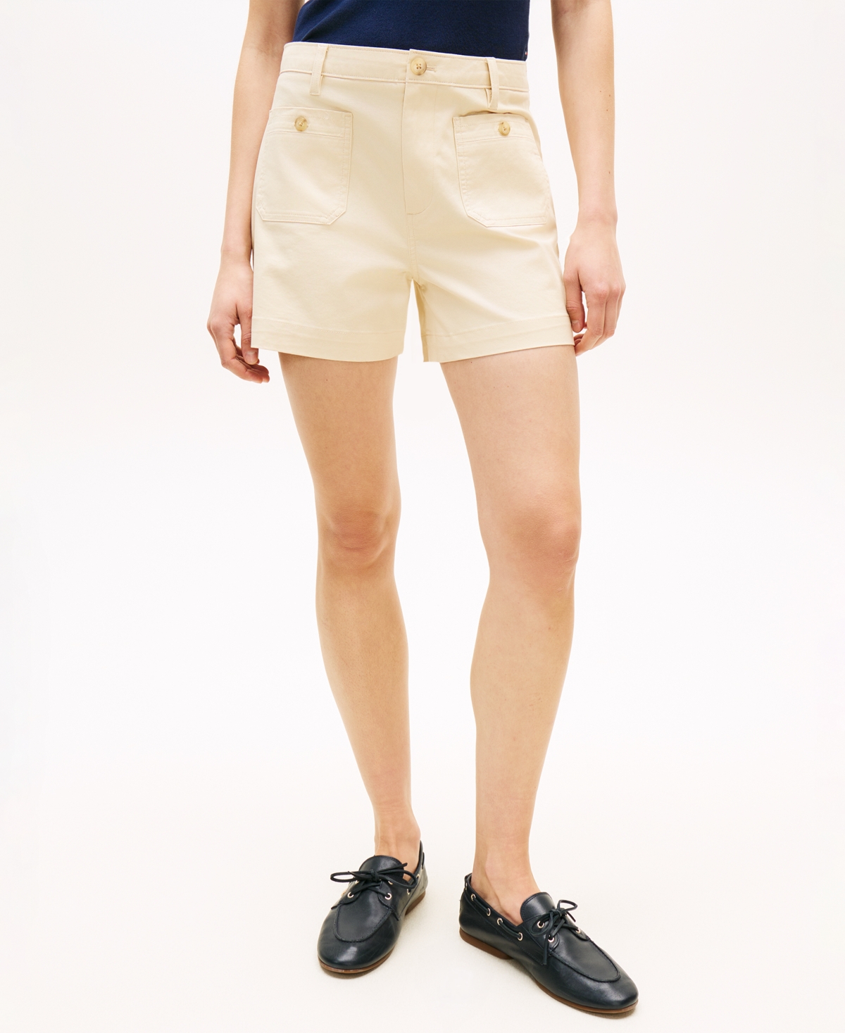 Click here for Tommy Hilfiger Womens Twill Patch Pocket Shorts -... prices
