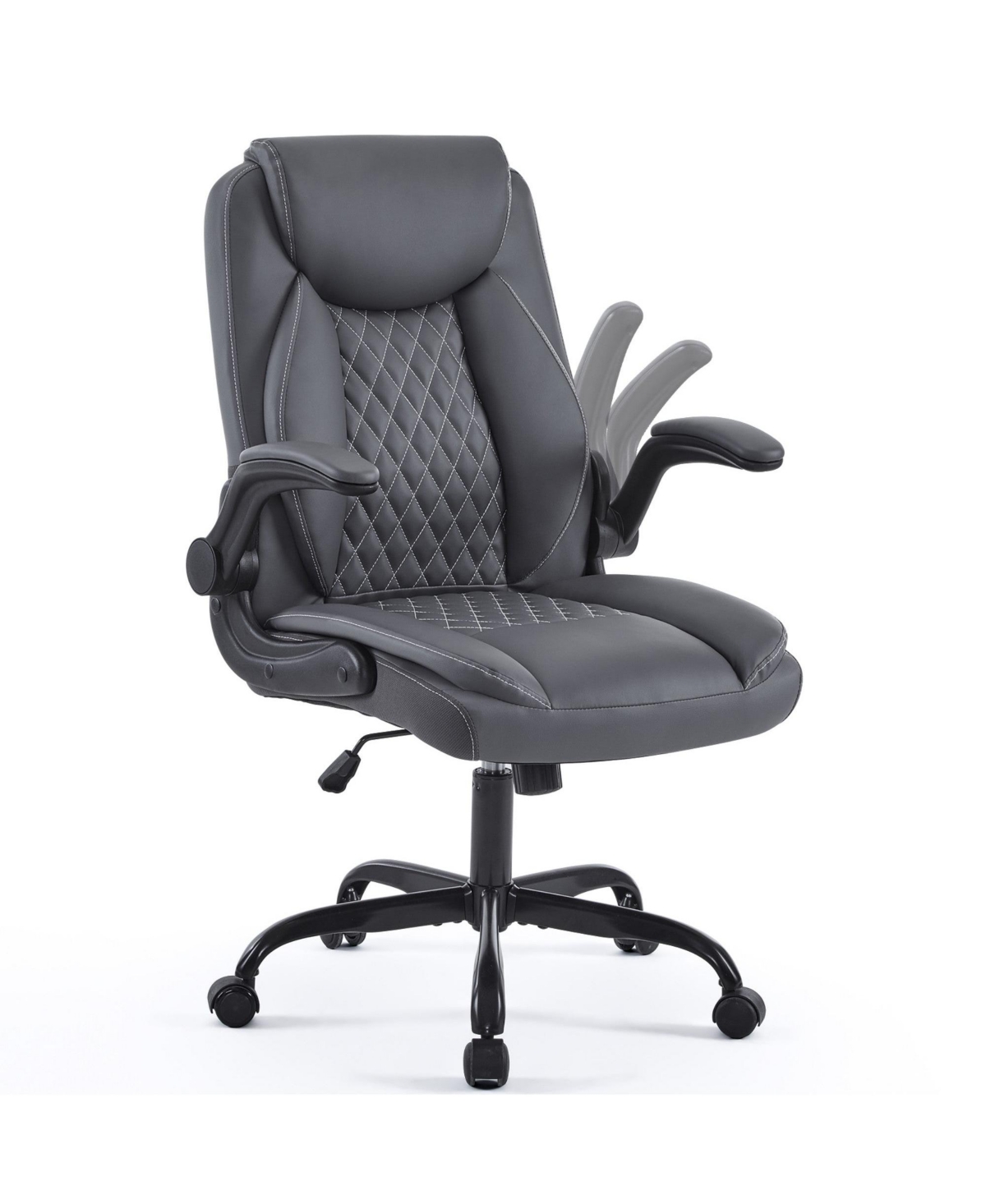 Click here for Boyel Living Ergonomic Leather Office Chair with F... prices