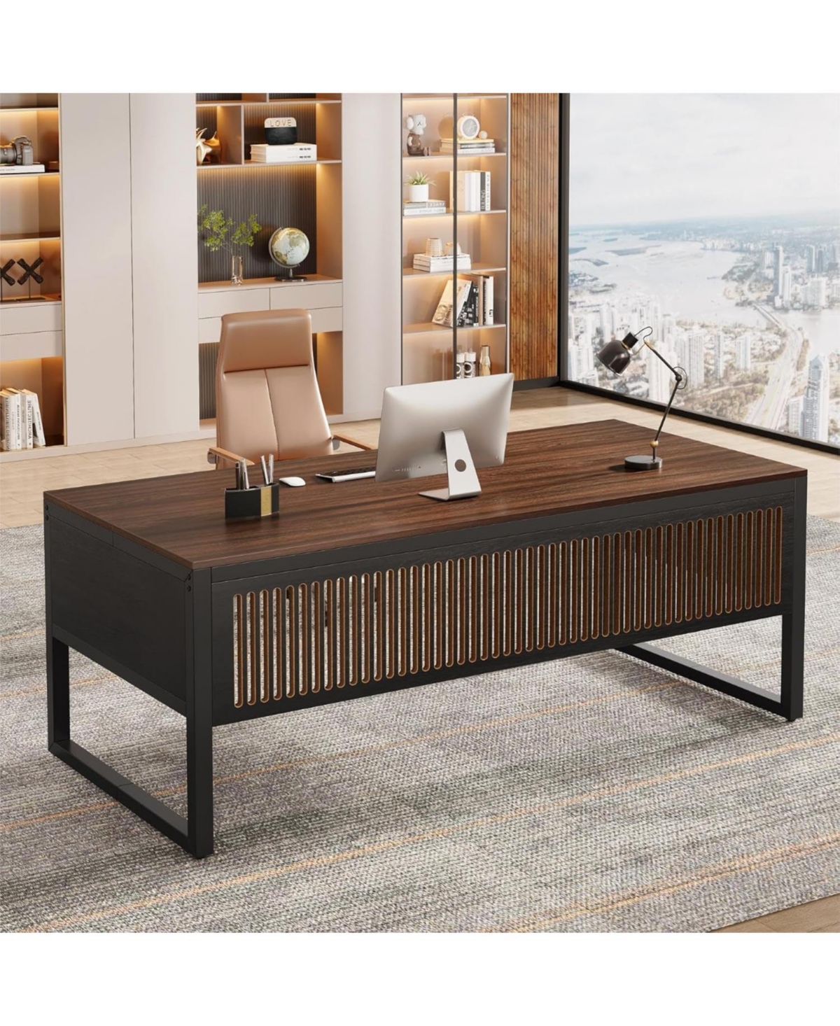 Click here for Tribesigns 63-Inch Executive Desk  Modern Home Off... prices