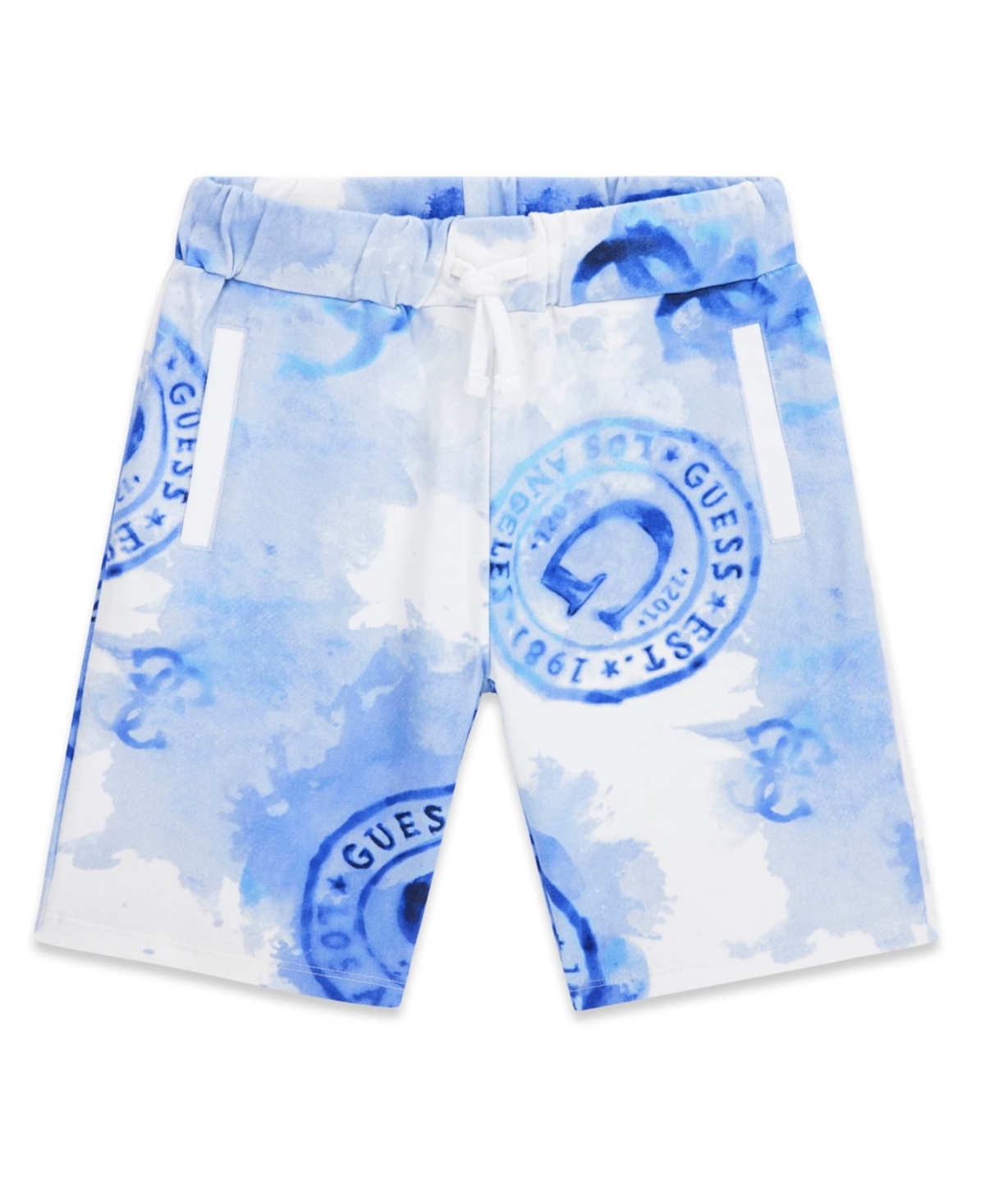Click here for Guess Boys 7-18 Tie-Dye French Terry Bermuda Short... prices