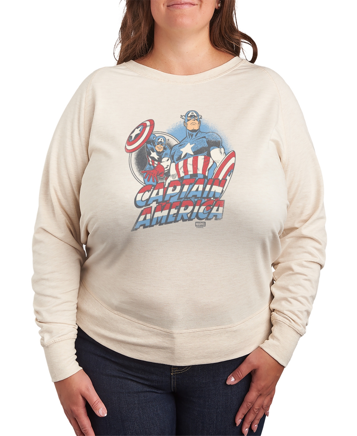Click here for Hybrid Apparel Plus Size Marvel Captain America Lo... prices
