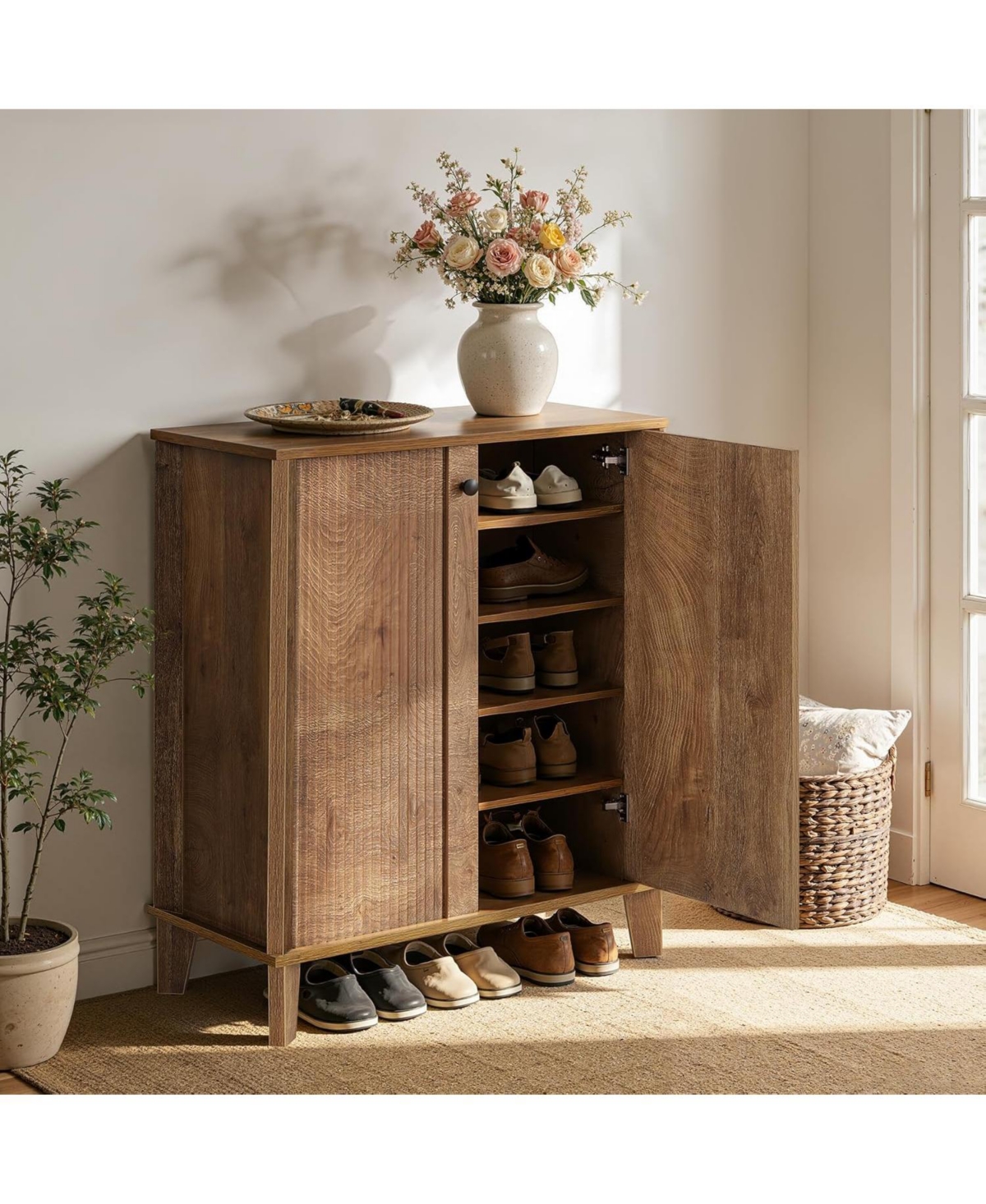 Click here for Tribesigns 5-Tier Shoe Cabinet with 3 Adjustable &... prices