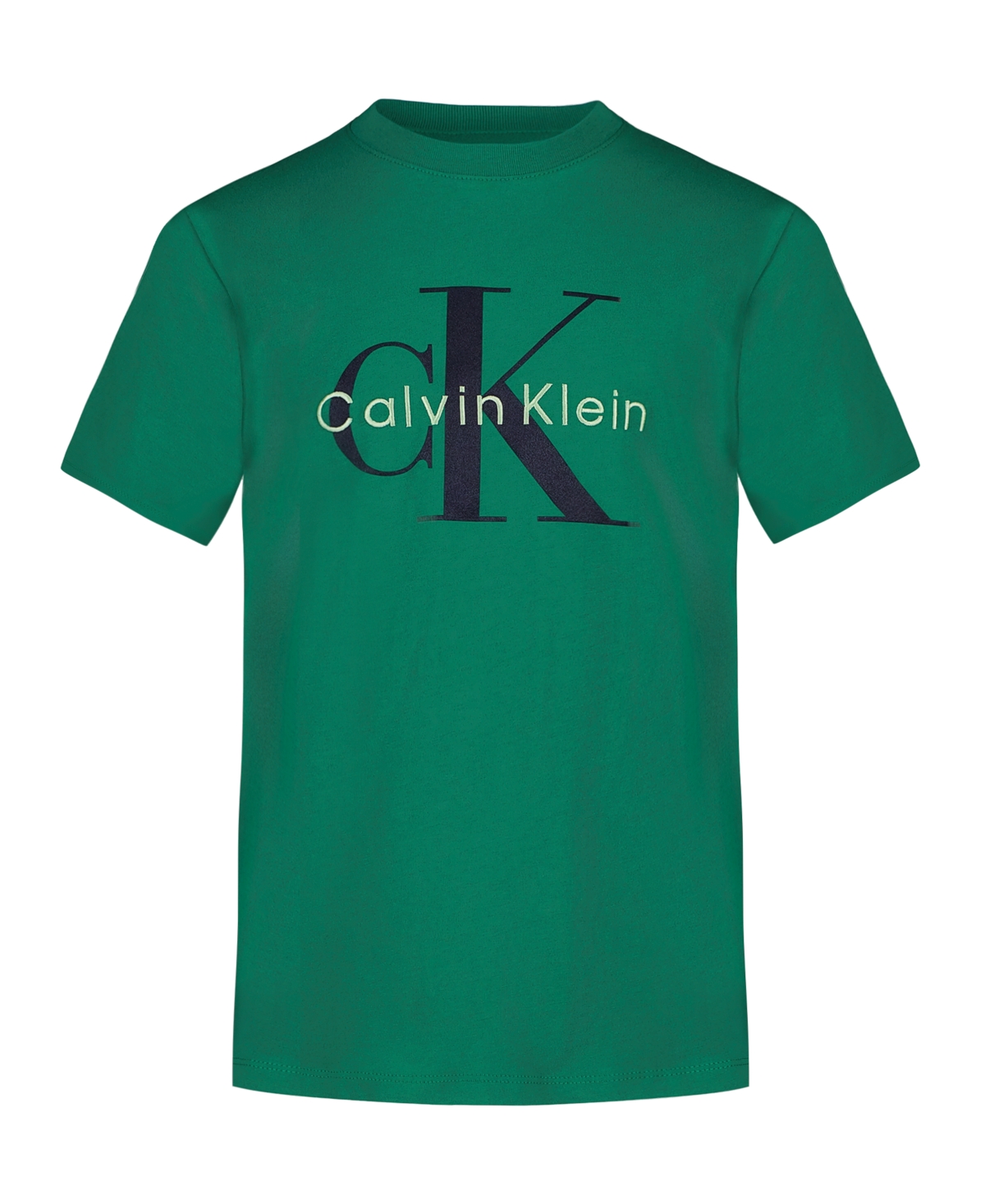 Click here for Calvin Klein Boys 8-16 Monogram Logo Crewneck T-Sh... prices