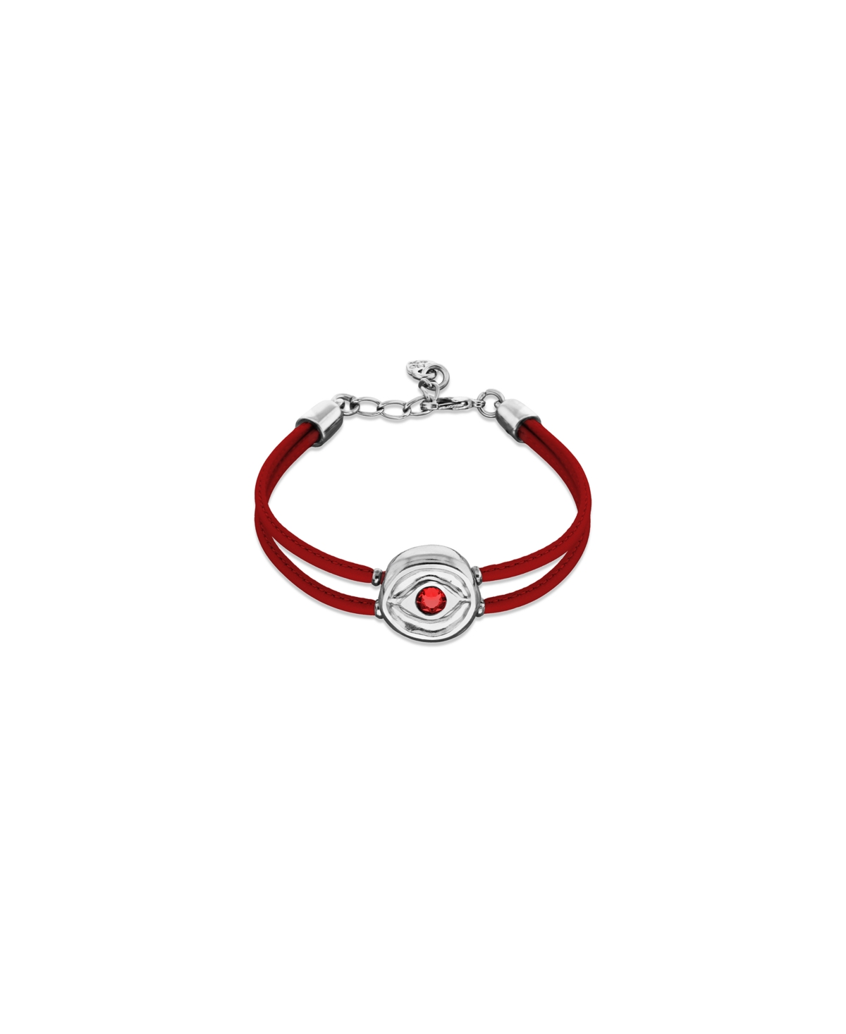 Click here for UNOde50 Double red leather bracelet with a metal a... prices