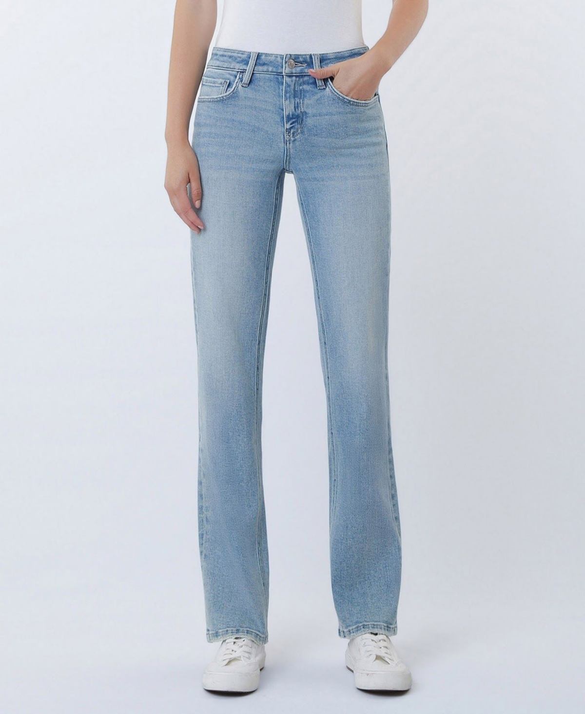 Click here for Flying Monkey Womens Low Rise Straight Jeans With... prices