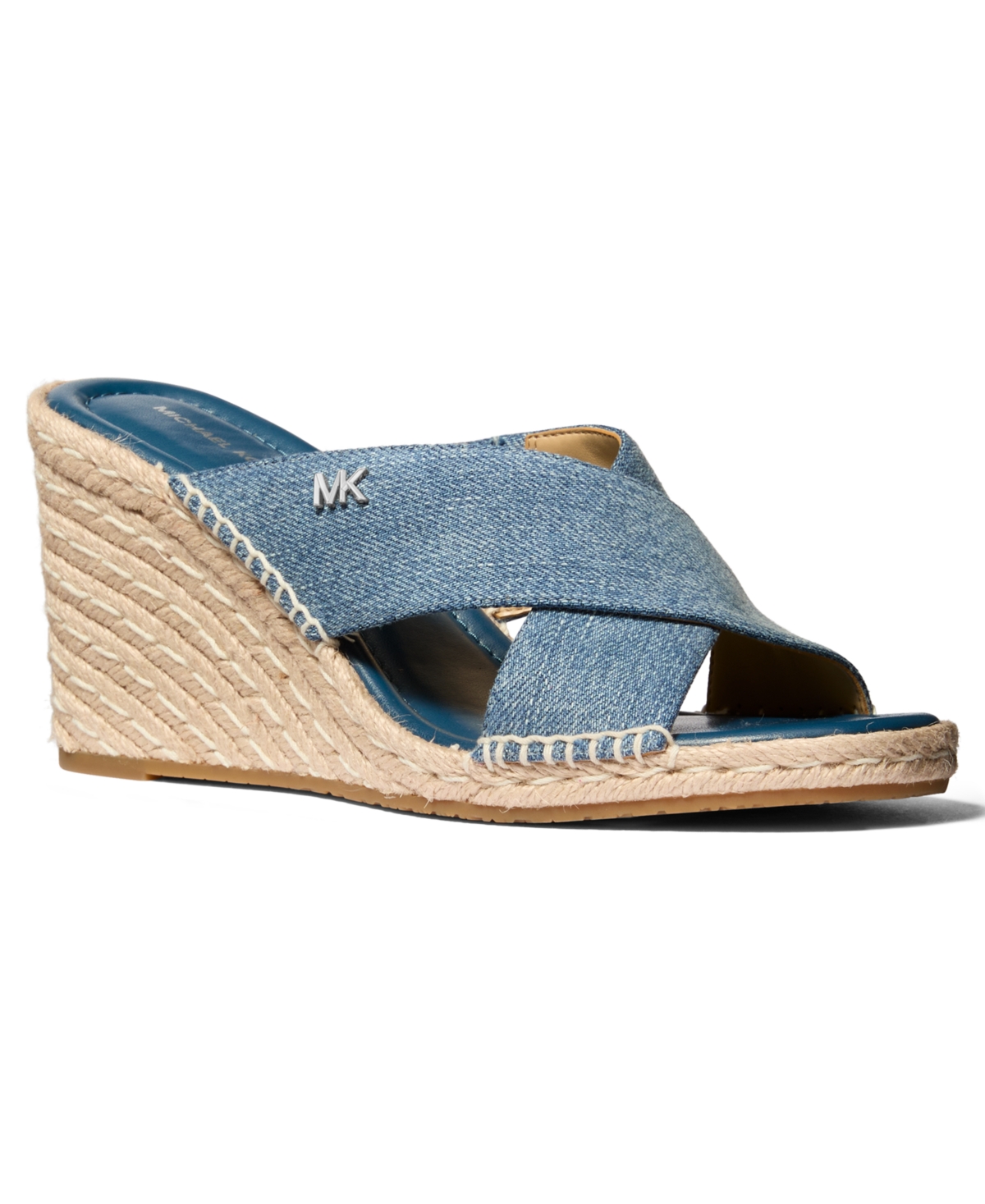 Click here for Michael Kors Womens Kenzie Slip- On Wedge Sandals... prices