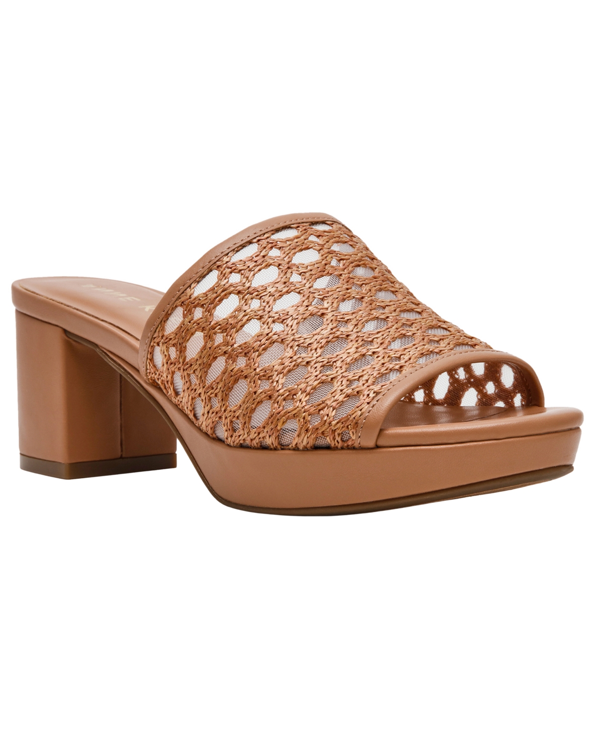 Click here for Anne Klein Womens Paros Block Heel Sandals - Nude prices