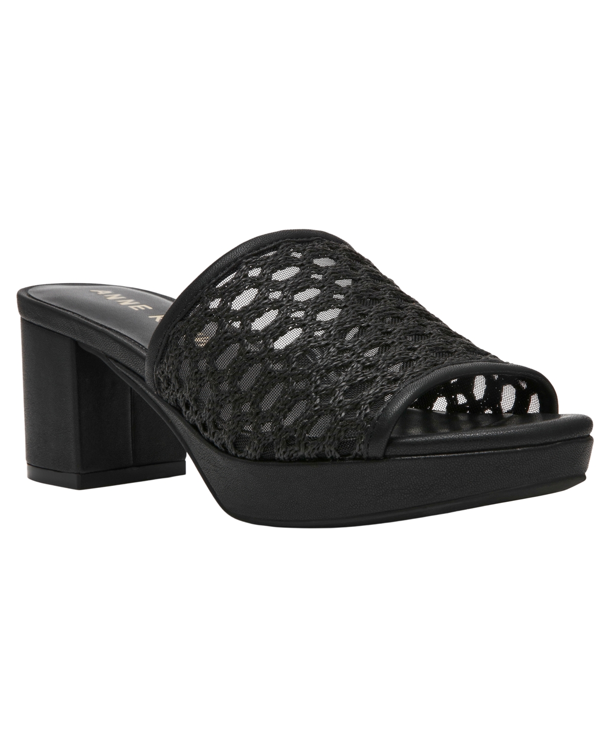 Click here for Anne Klein Womens Paros Block Heel Sandals - Black prices