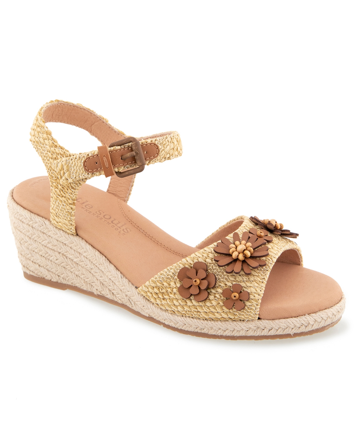 Click here for Gentle Souls Womens Gibson Wedge Sandals - Natural... prices