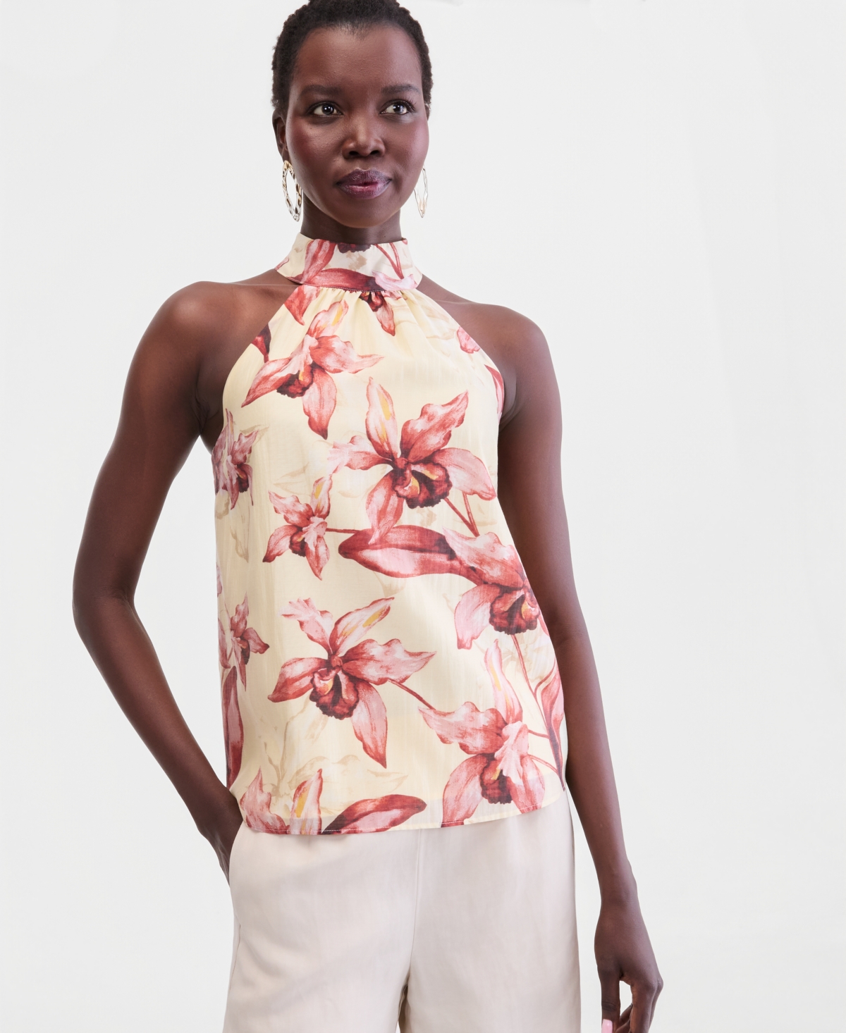 Click here for I.n.c. International Concepts Womens Halter Top  M... prices