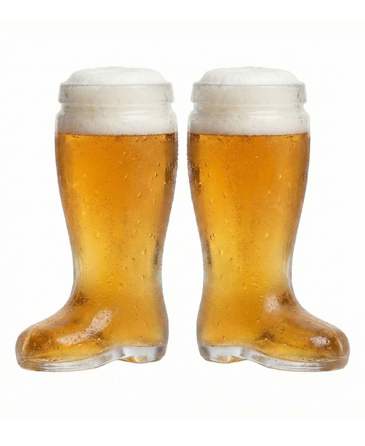 Click here for Boots Set of 2 - 1 Liter 33.8 oz Beer Boots - Clea... prices