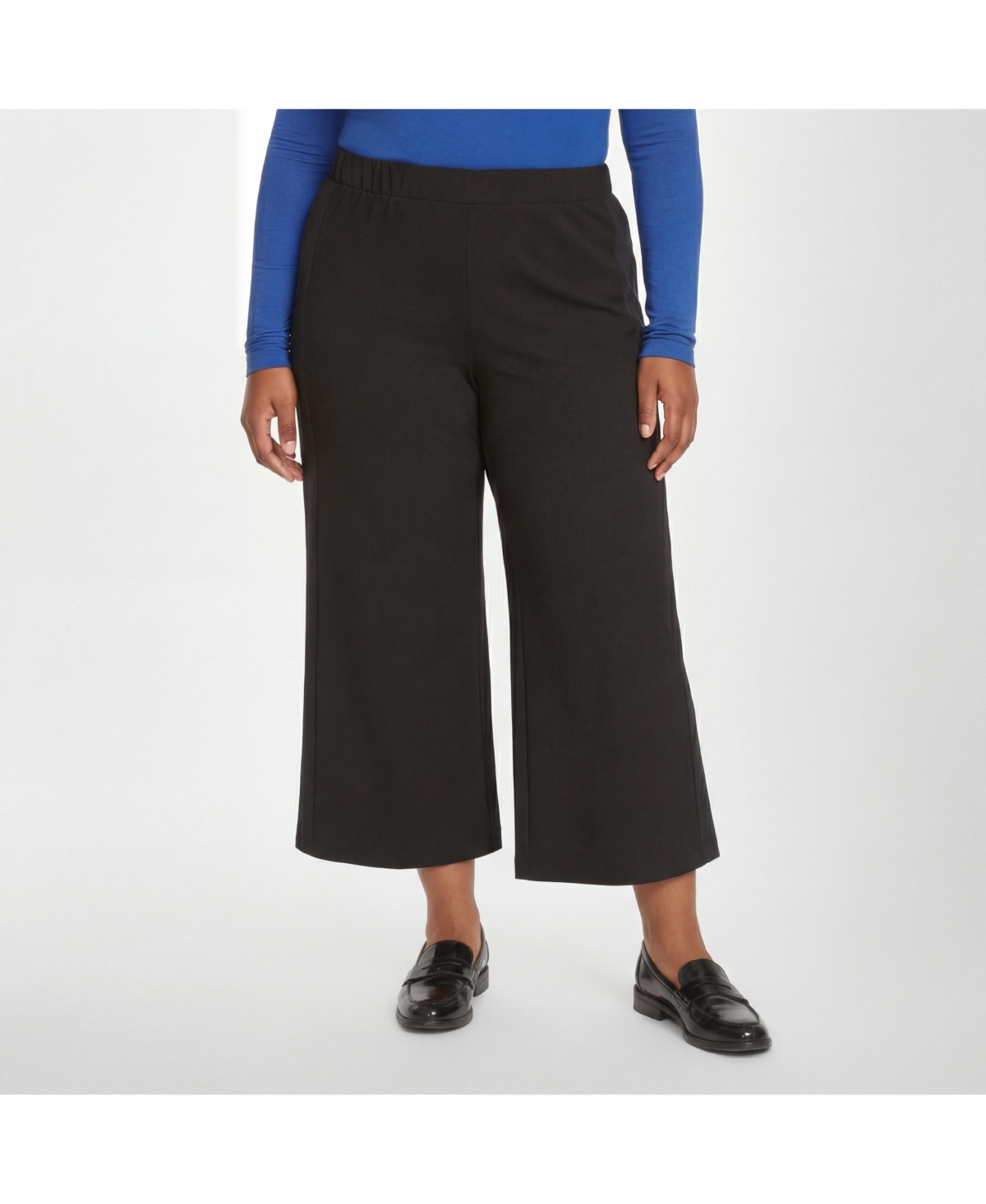 Click here for Universal Standard Womens Plus Size Wide Leg Strip... prices