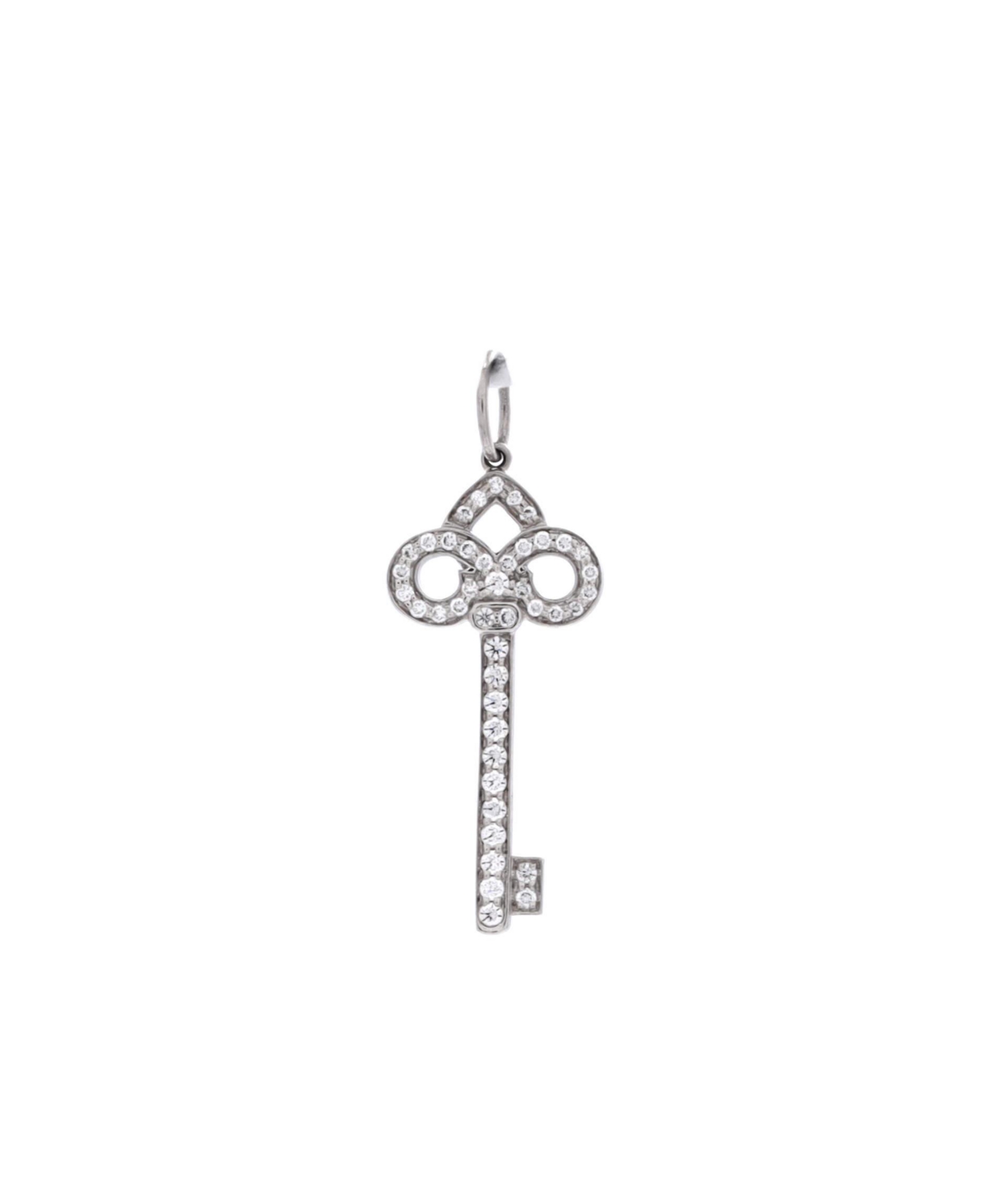 Click here for Pre-Owned Tiffany & Co Fleur De Lis Key Pendant -... prices