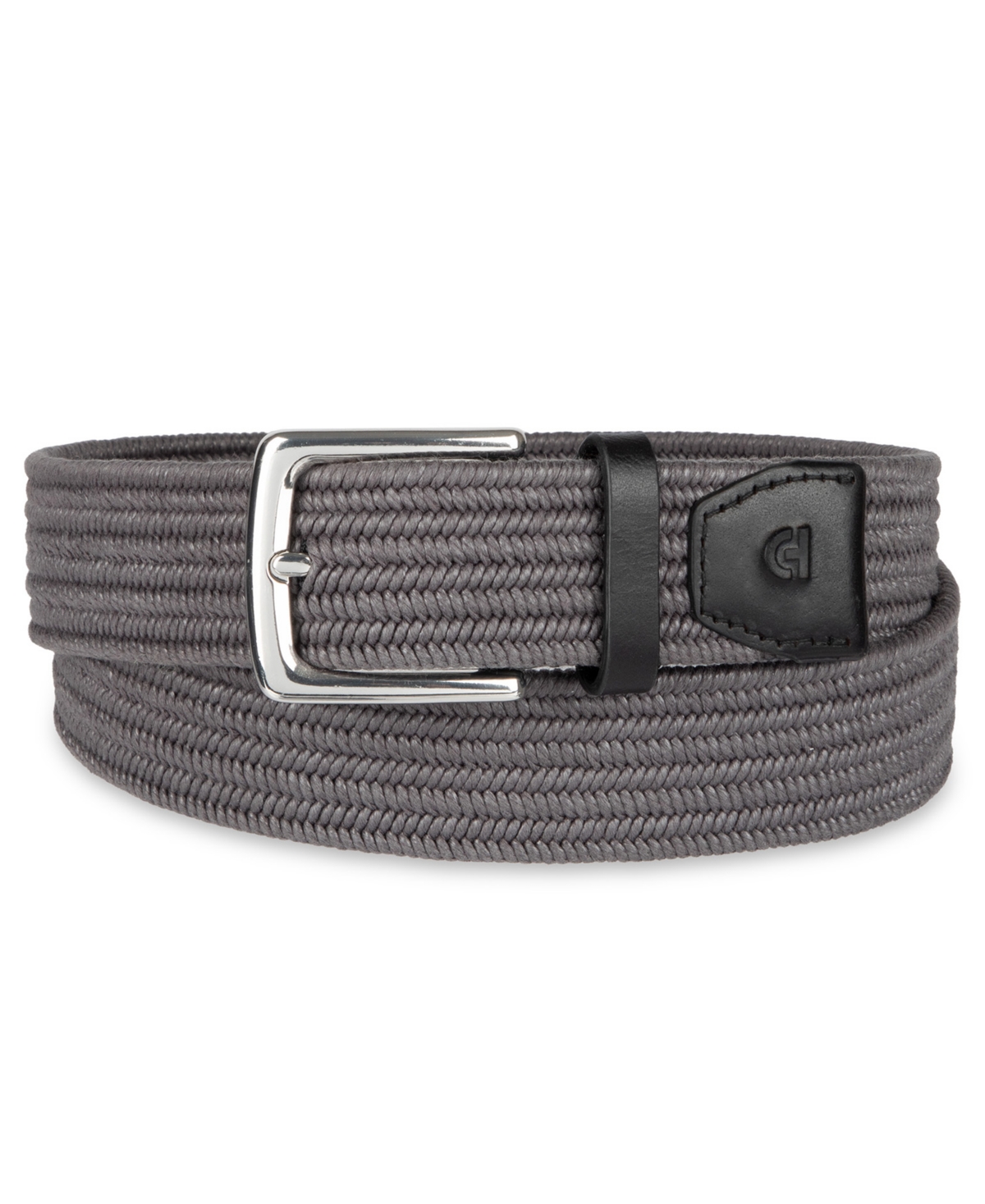 Click here for Cole Haan Mens Stretch Braided Belt - Gray prices