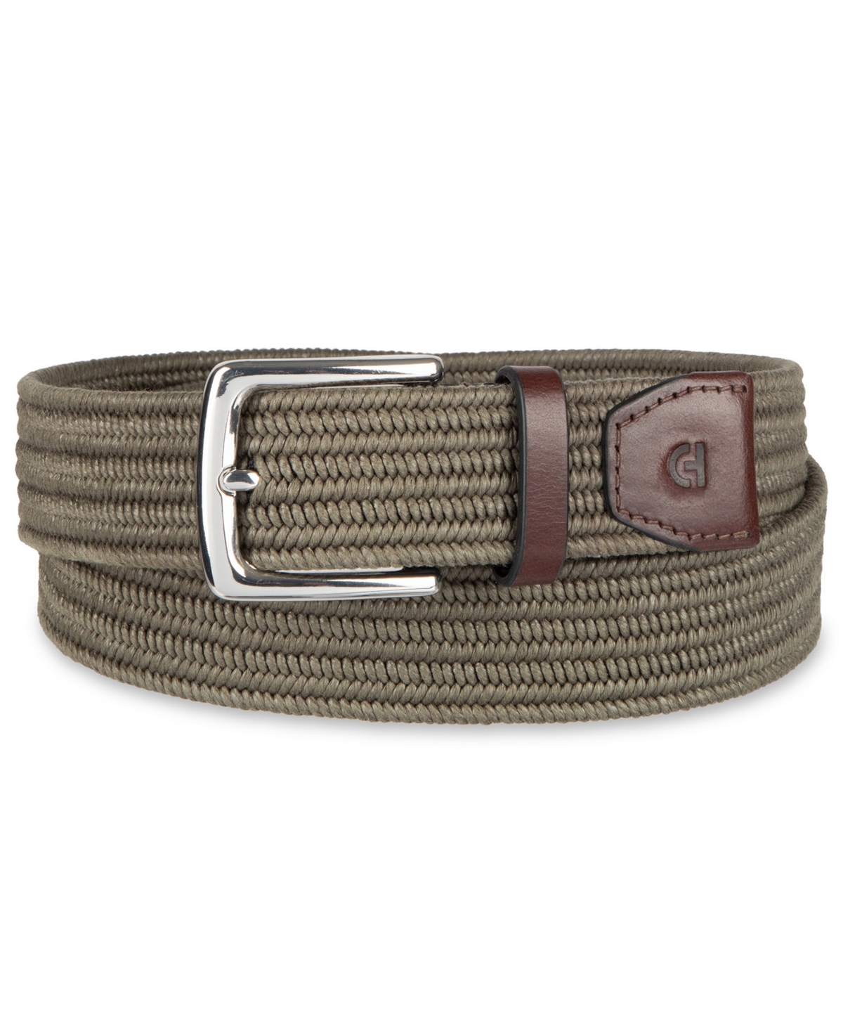 Click here for Cole Haan Mens Stretch Braided Belt - Dusty Olive prices