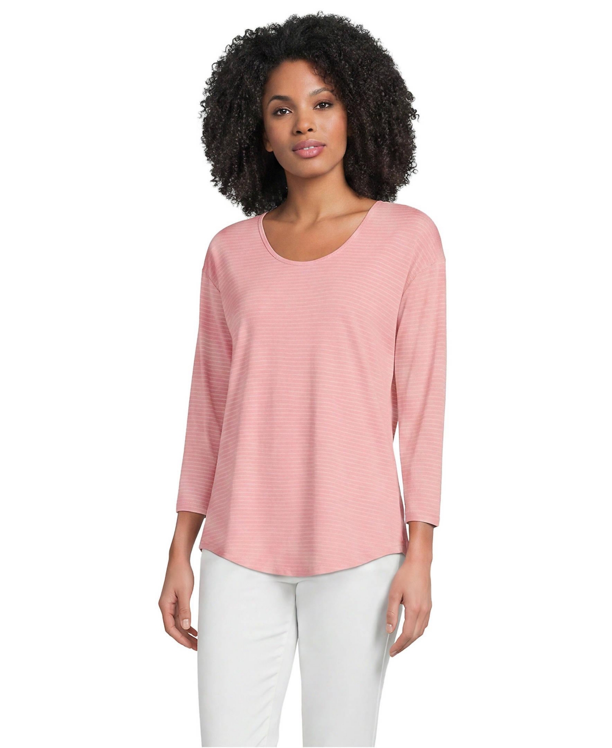 Click here for Lands End Womens 3/4 Sleeve Lightweight Jersey Shi... prices