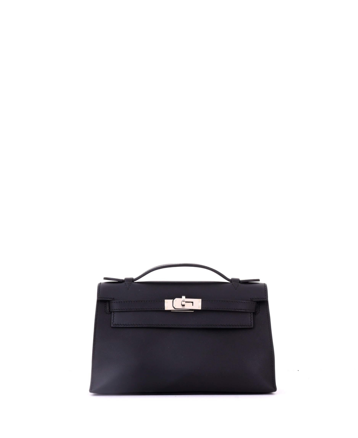 Click here for Pre-Owned HERMES Kelly Pochette Swift - Black prices