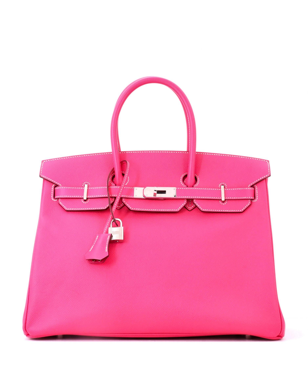 Click here for Pre-Owned HERMES Candy 35 Handbag Epsom - Pink prices