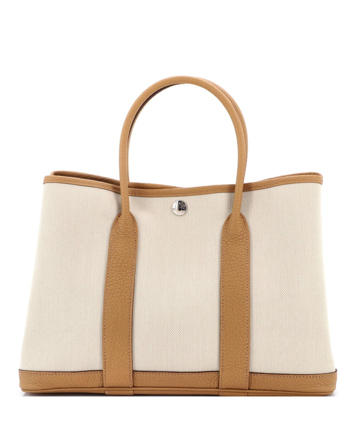 Click here for Pre-Owned HERMES 30 Garden Party Tote Toile and Le... prices