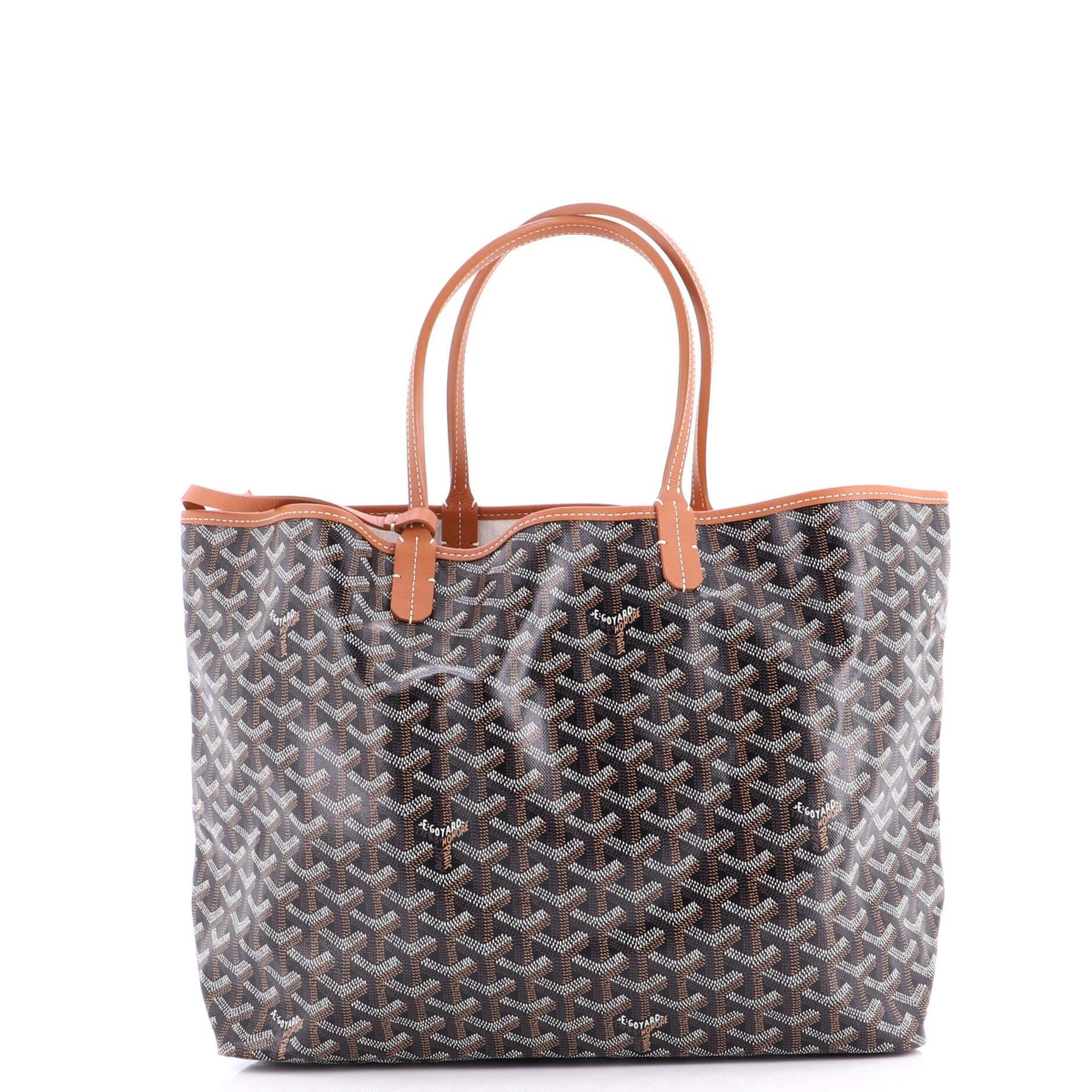 Click here for Pre-Owned Goyard Pm Saint Louis Tote Coated Canvas... prices
