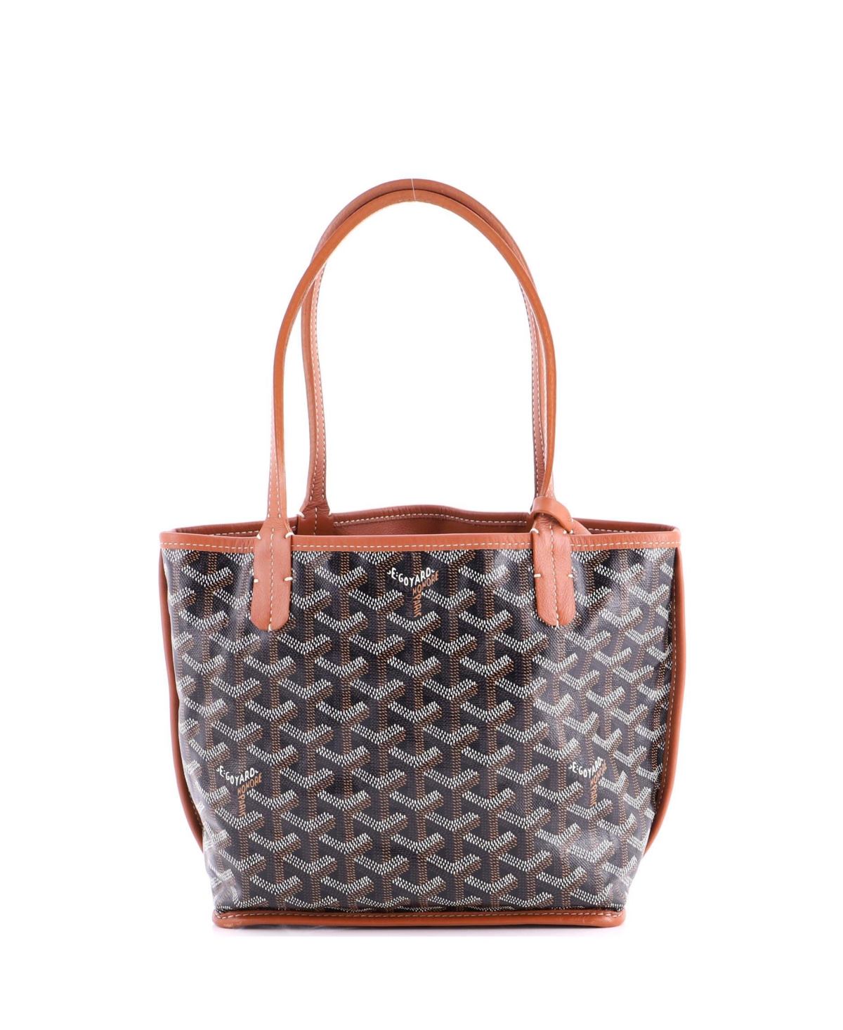 Click here for Pre-Owned Goyard Mini Anjou Reversible Tote Coated... prices