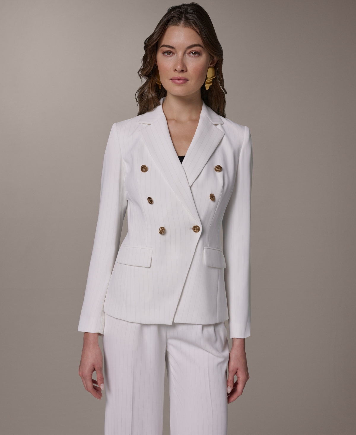 Click here for Donna Karan New York Womens Double-Breasted Blazer... prices
