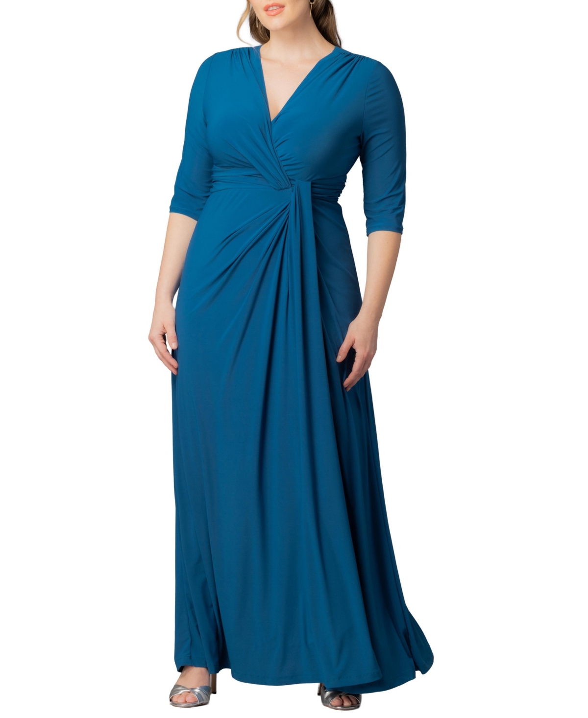 Click here for Kiyonna Womens Plus Size Evening Romance Long Gown... prices